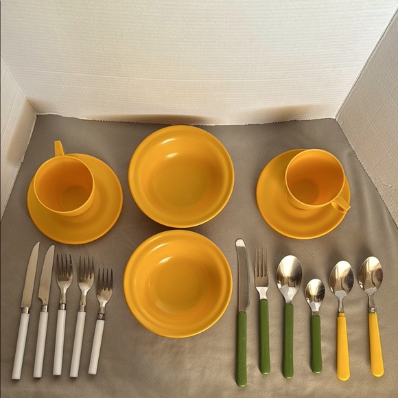 Duraware | Dining | Duraware Yellow Dinnerware Set With Miscellaneous ...